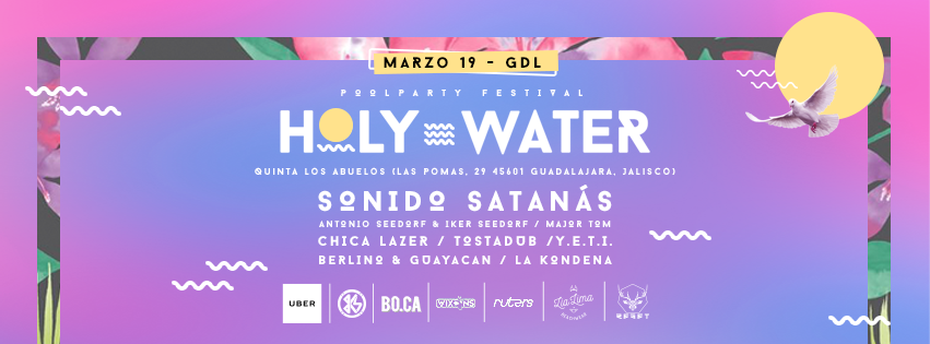 Del techno a la electro-cumbia en la HOLY WATER Pool Party